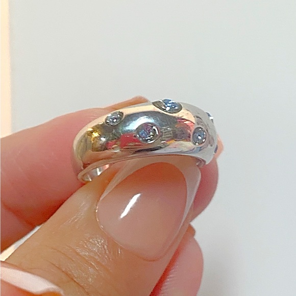 Yves Saint Laurent | Jewelry | Yves Saint Laurent Rhinestone Silver ...